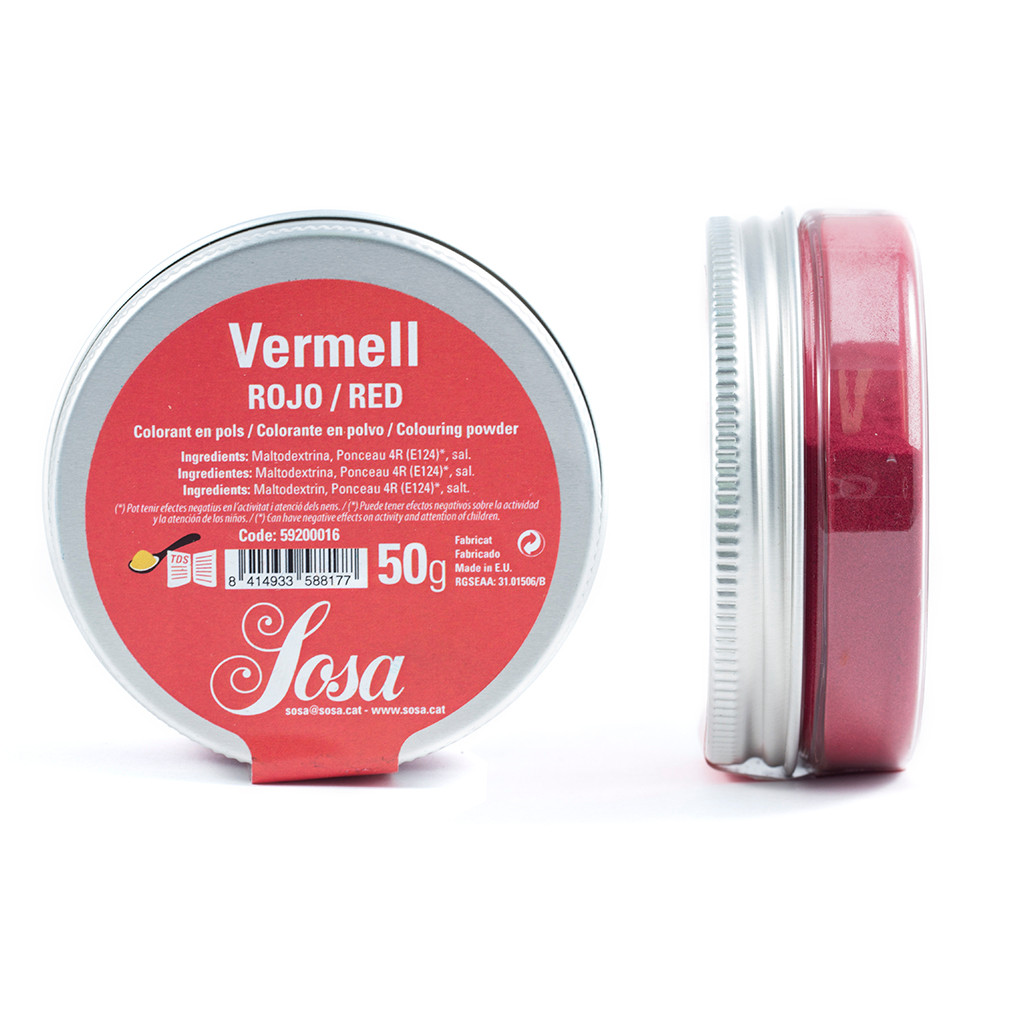 SOSA RED COLOURING POWDER 70G