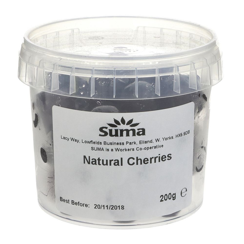 SUMA DARK RED GLACE CHERRIES 200G | I4C
