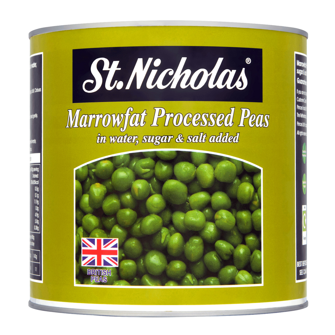 St. Nicholas Marrowfat Processed Peas 2.6kg