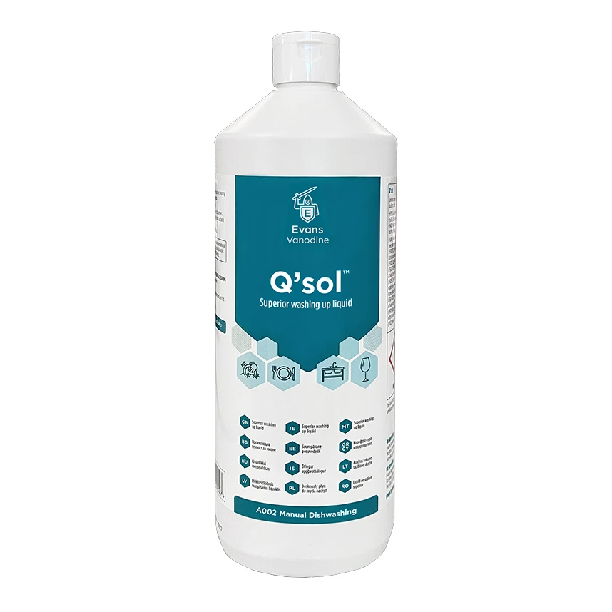 Evans Q-Sol Superior Washing Up Liquid 1L