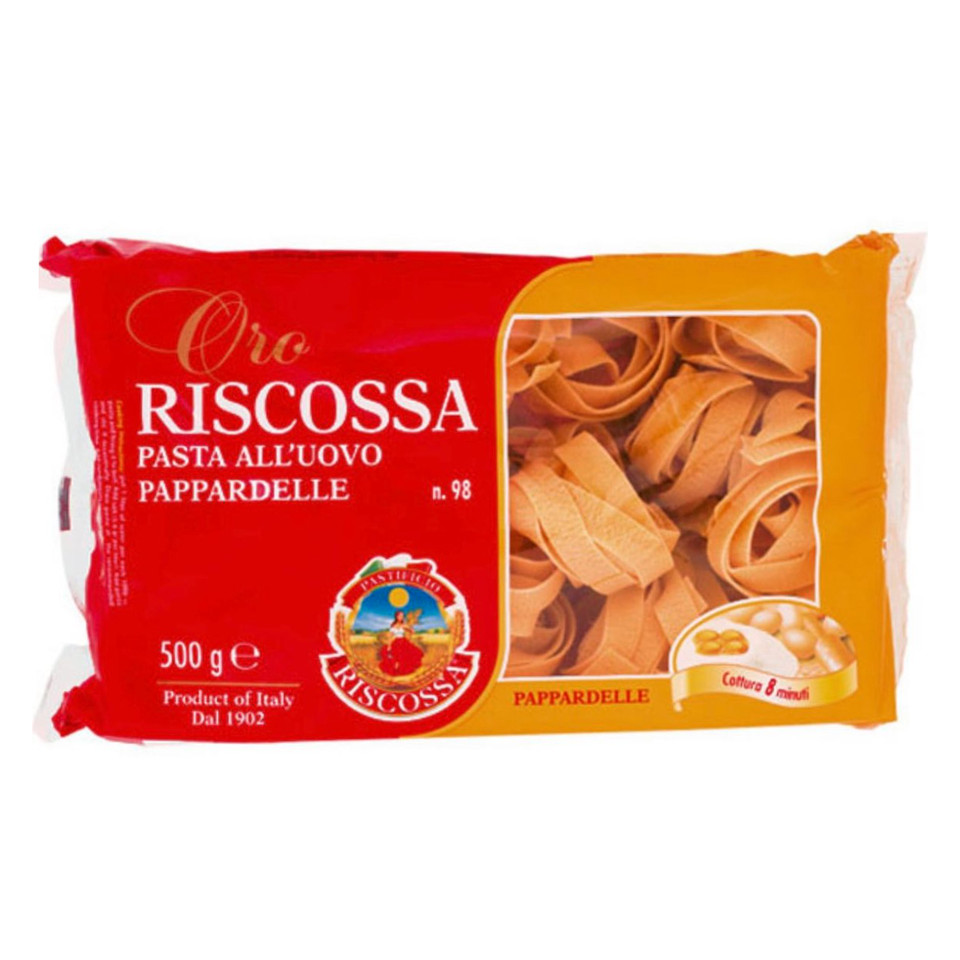 Riscossa Egg Pappardelle Italian Dried Pasta 500g