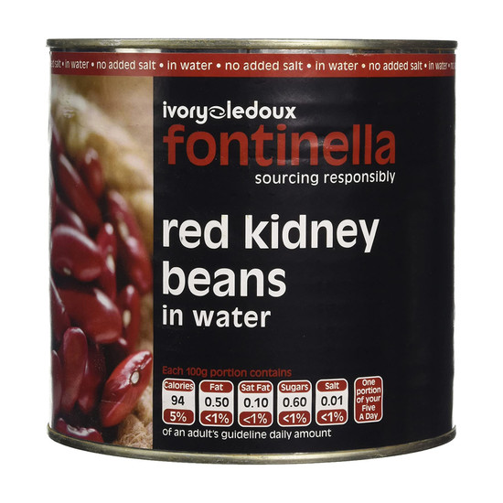 FONTINELLA RED KIDNEY BEANS 800G