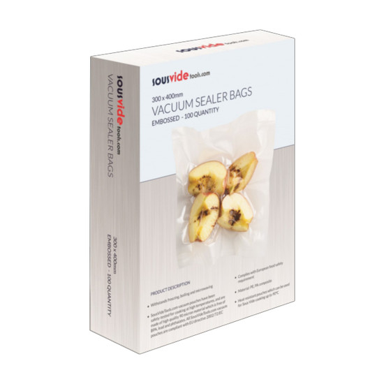300 X 400MM VACUUM SEALER BAGS EMBOSSED X 100