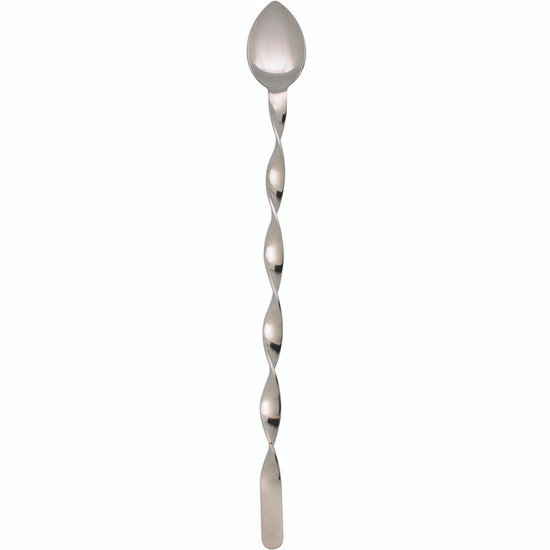 STAINLESS STEEL COCKTAIL MIXING SPOON 12”