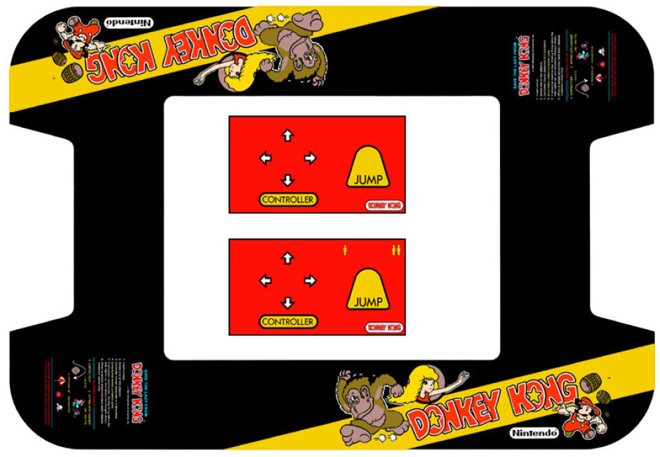 Donkey Kong Video Arcade Marquee - Arcadeoverlays