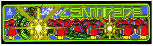 Centipede upright Video Arcade Marquee - Arcadeoverlays