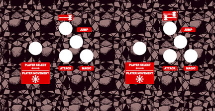Golden Axe Control Panel Overlay - Arcadeoverlays