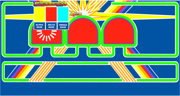 Centipede upright Video Arcade Marquee - Arcadeoverlays