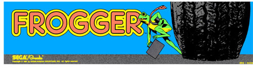 Frogger Video Arcade Marquee - Arcadeoverlays