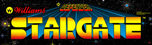 Defender Video Arcade Marquee - Arcadeoverlays