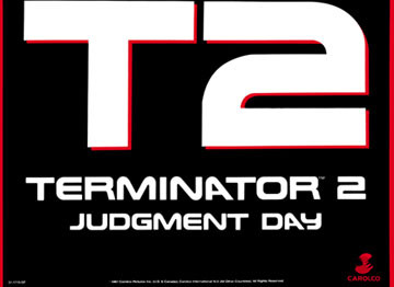 Terminator 2 Judgment day kick plate arcade art - Arcadeoverlays