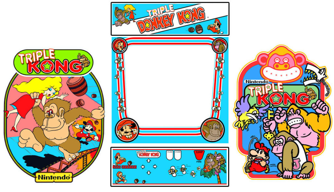 Donkey Kong Video Arcade Marquee - Arcadeoverlays