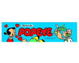 Popeye Video Arcade Marquee - Arcadeoverlays