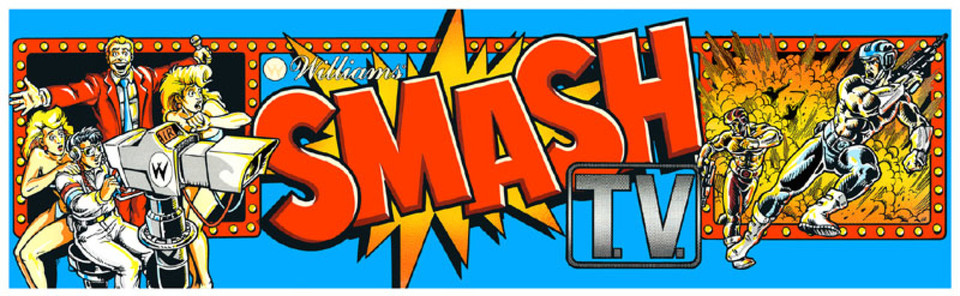 Smash TV Video Arcade Marquee - Arcadeoverlays