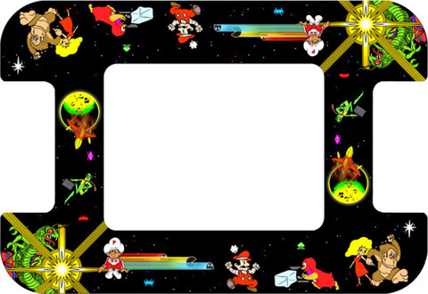 Character custom Cocktail Bezel Underlay 11 inch - Arcadeoverlays