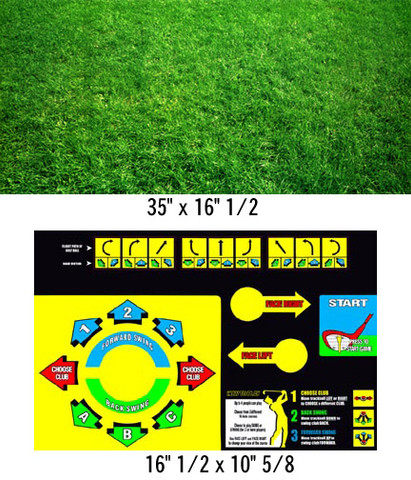 Golden Tee Control Panel Overlay set - Arcadeoverlays