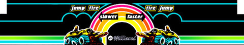 Moon Patrol Cocktail Control Panel Overlay set - Arcadeoverlays
