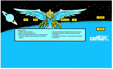 Phoenix Control Panel Overlay - Arcadeoverlays