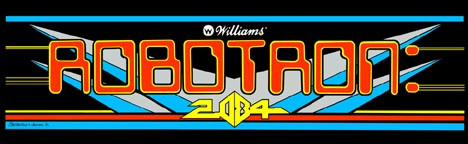 Robotron Video Arcade Marquee - Arcadeoverlays