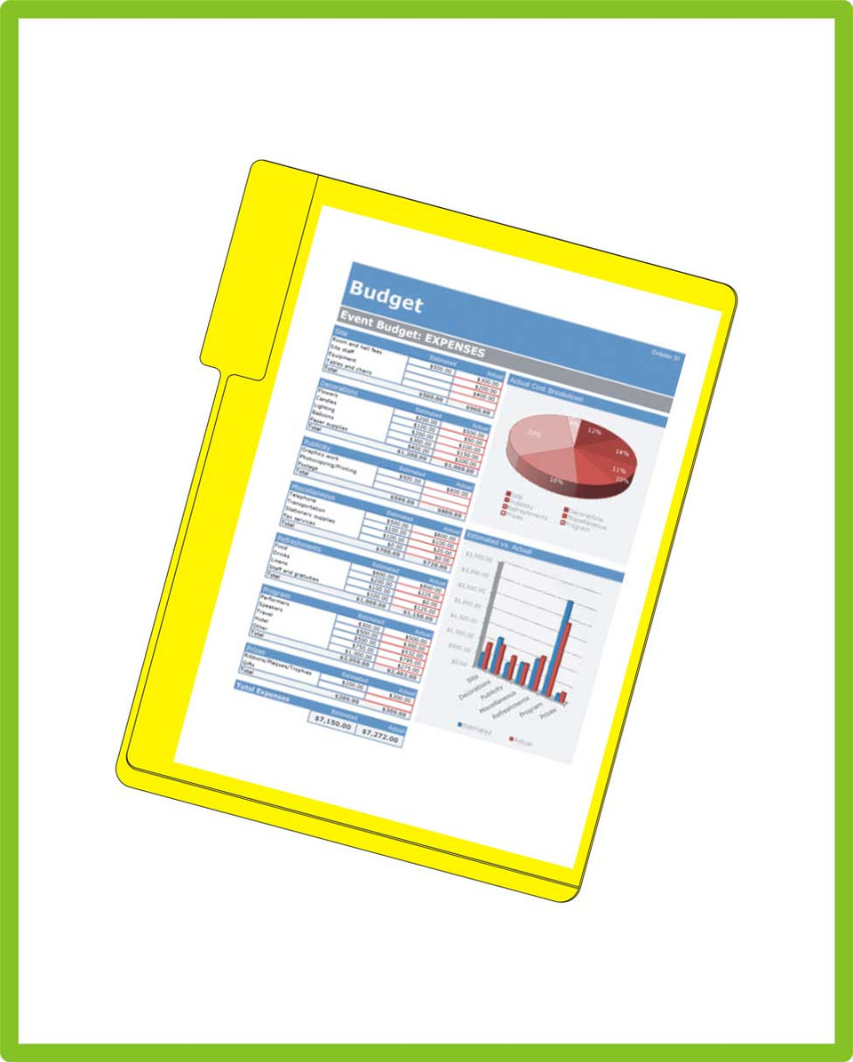 Paperwork Arrangers | Tabbed Paperwork Arranger | Sheet-protector ...
