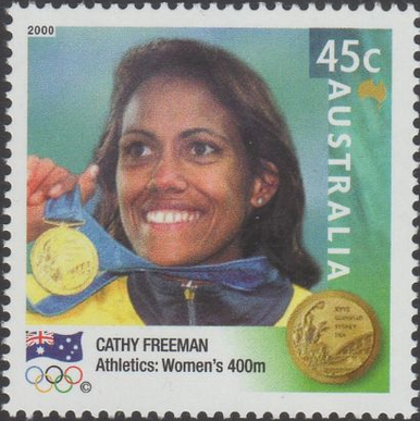 2000 ASC 1875 45c Cathy Freeman | Stamps and Coins