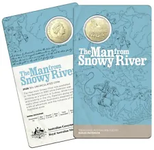 2020 Banjo Paterson - The Man from Snowy River 50c Uncirculated Coin ...