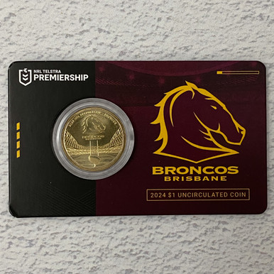 2024 Broncos $1 Uncirculated Coin