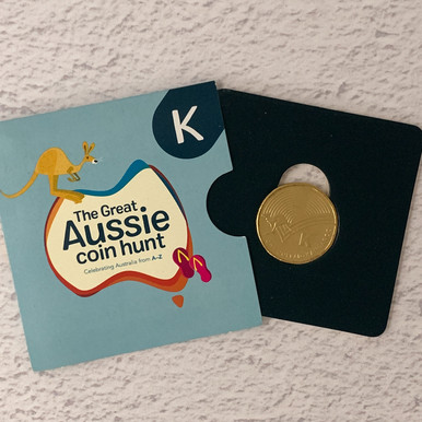 2019 The Great Aussie Coin Hunt - K for Kangaroo $1 coin