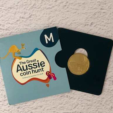 2019 The Great Aussie Coin Hunt - M for Meat Pie $1 coin