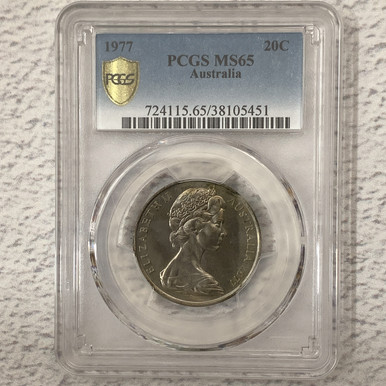 1977 PCGS MS65 20c Coin