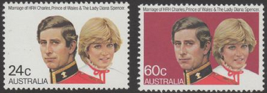 1981 ASC 809/10 Royal Wedding (2) | Stamps and Coins