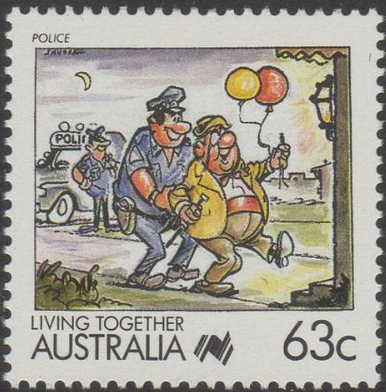 1988 ASC 1138 63c Police | Stamps and Coins