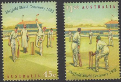 1992 ASC 1368/69 Sheffield Shield (2) | Stamps and Coins