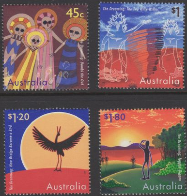 1997 ASC 1627/30 The Dreaming's (4) | Stamps and Coins