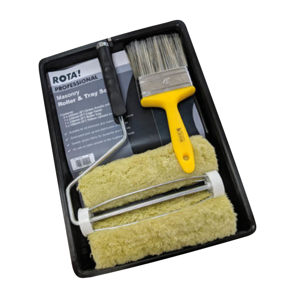 Rota Professional Masonry Roller & Tray Set 9"
