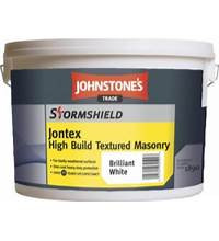 Johnstones Trade Jontex High Build Textured Masonry - 10L Magnolia