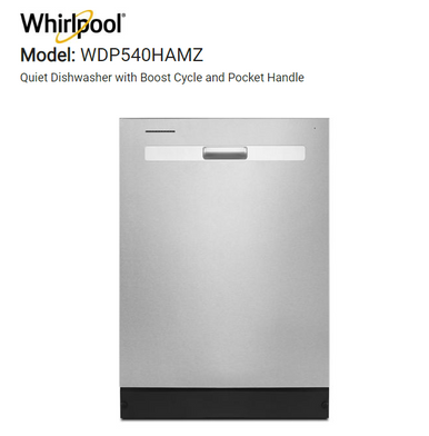 Whirlpool Dishwasher WDP540HAMZ In Print Free Stainless - Morgan's ...