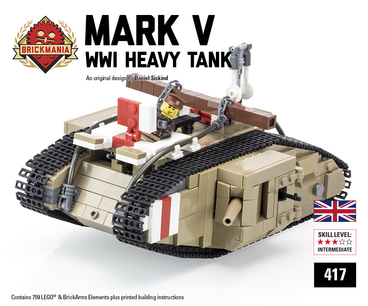 Mark V (Heavy Tank) - Brickmania Toys
