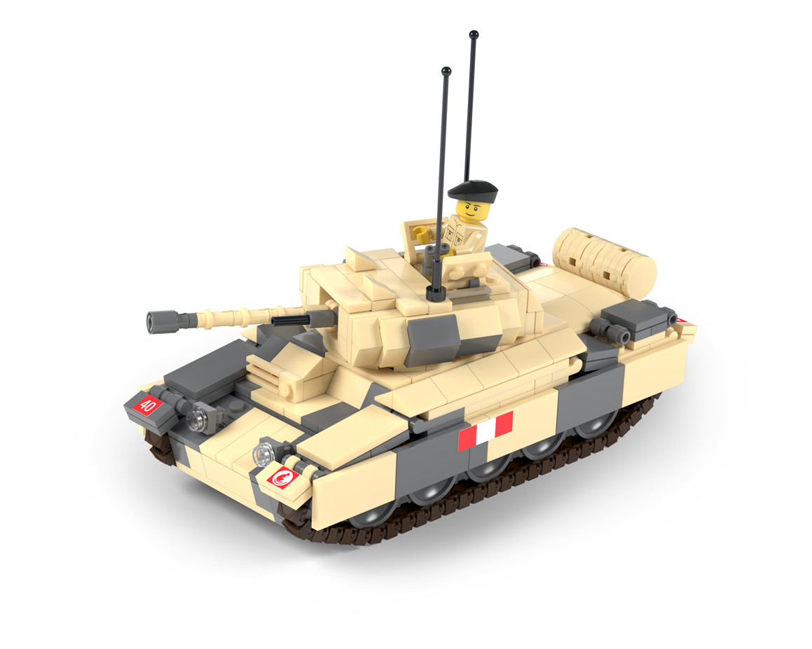 Crusader Mk III - World War II Cruiser Tank - Brickmania Toys