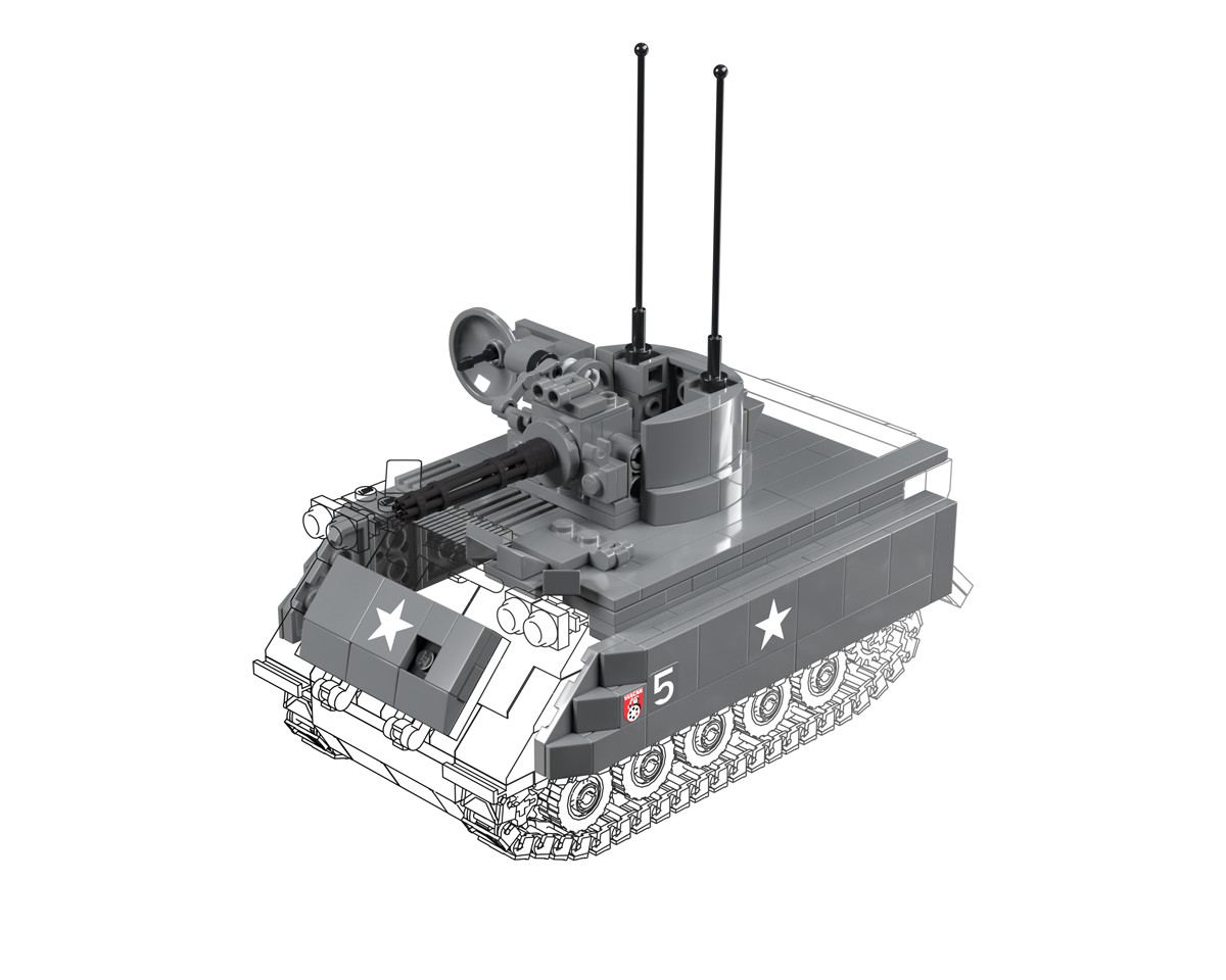 M163 VADS - Vulcan Air Defense System Pack for M113 - Brickmania Toys