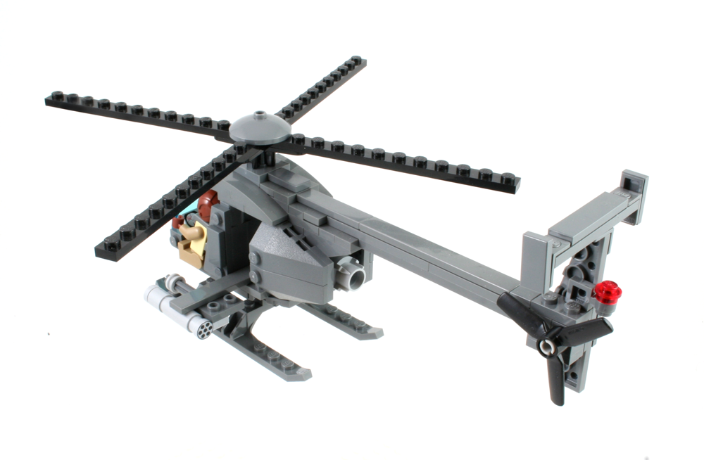 AH-6 Little Bird Gunship - Brickmania Toys