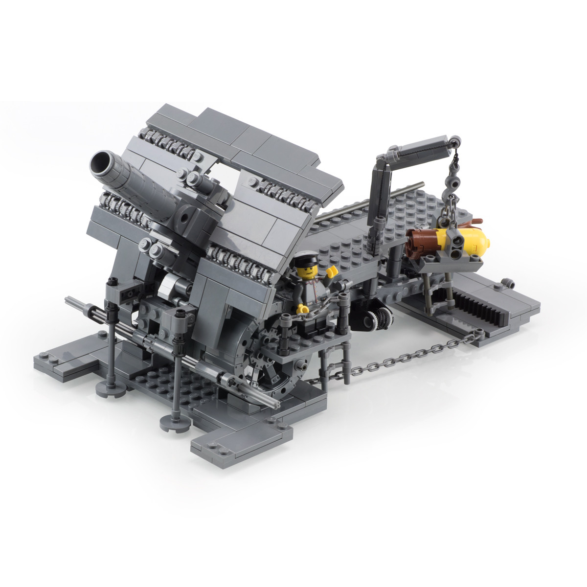 "Big Bertha" Krupp 42cm M-Gerat L/12 Mortar - Brickmania Toys