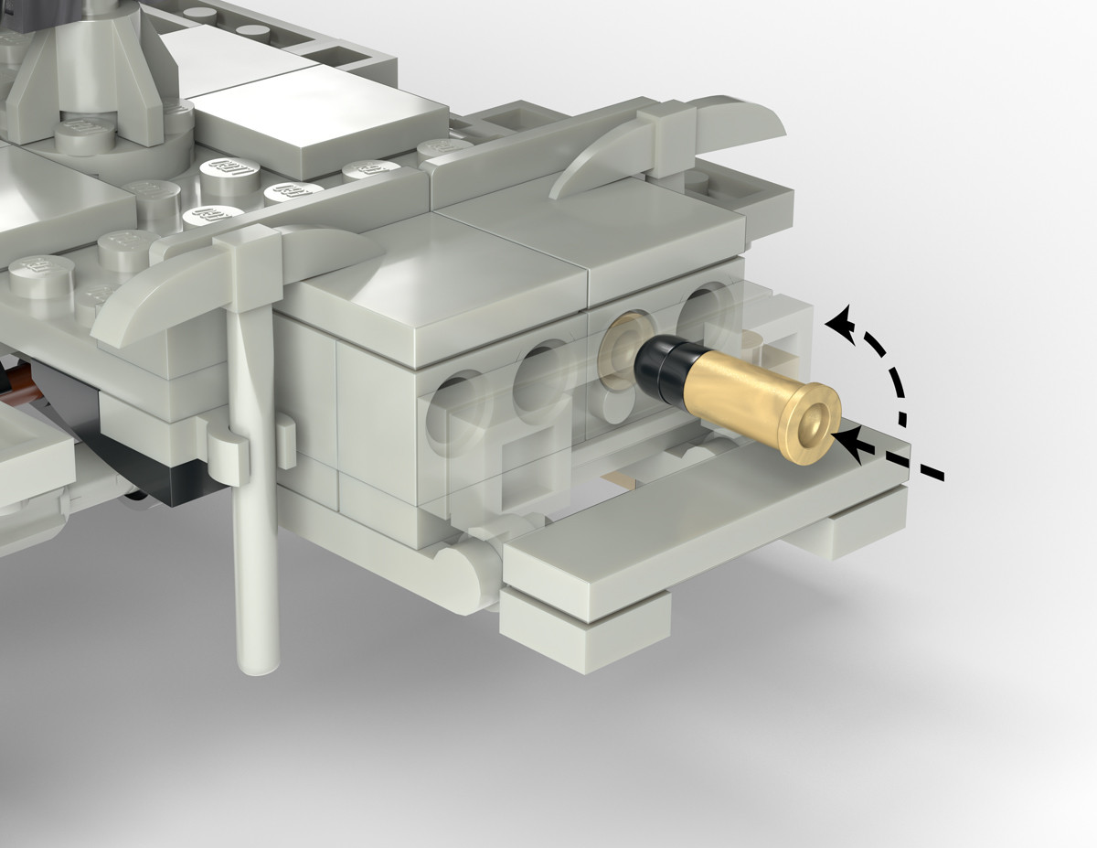 Type J Lorry - With QF 13-Pounder AA Cannon - Brickmania Toys