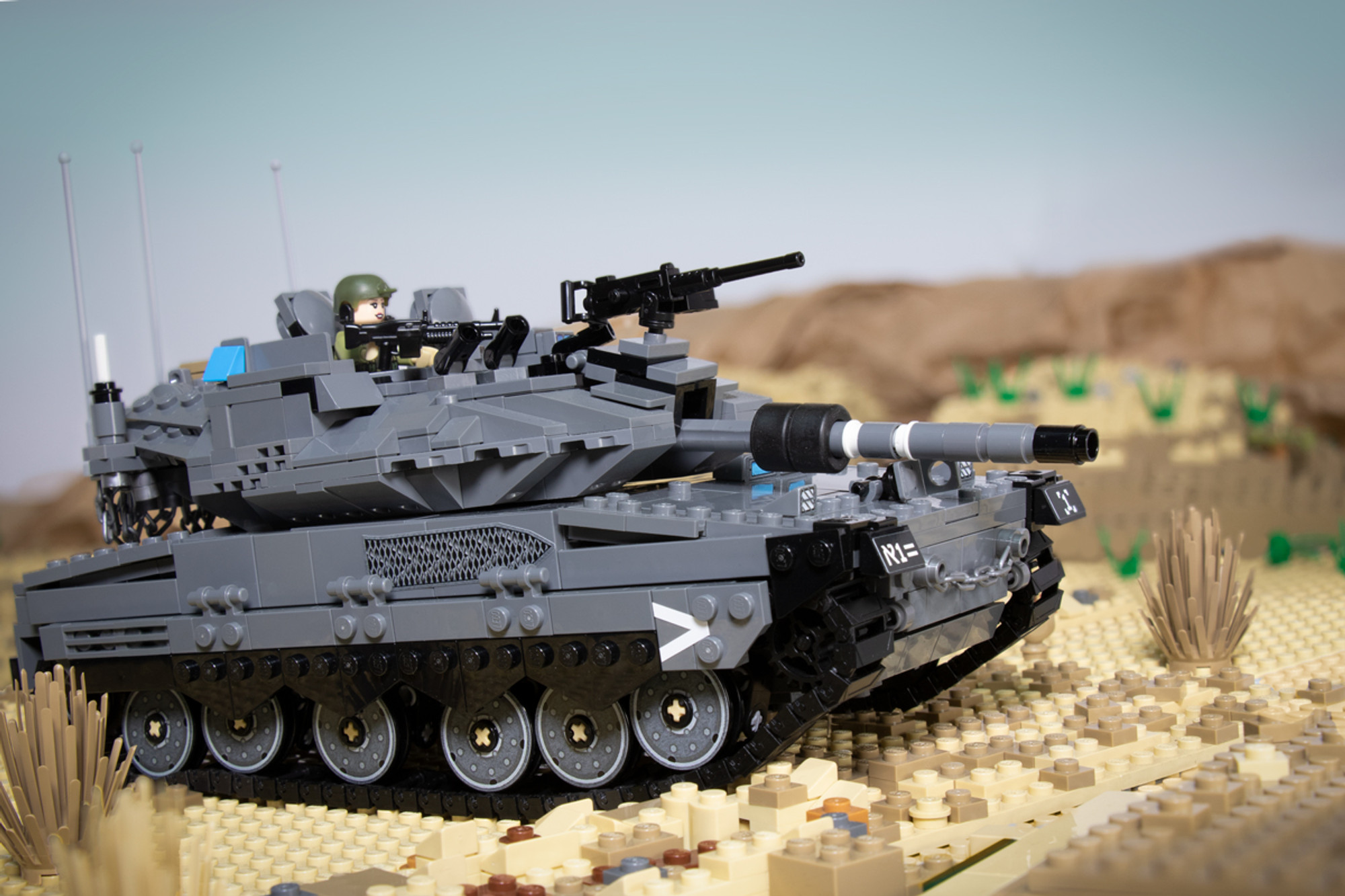 Merkava Mk4 Main Battle Tank Brickmania Toys