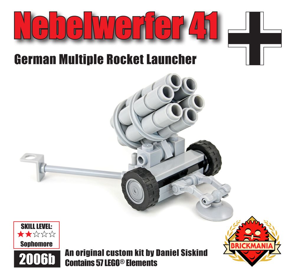 Nebelwerfer 41 - (Light Gray) - Brickmania Toys