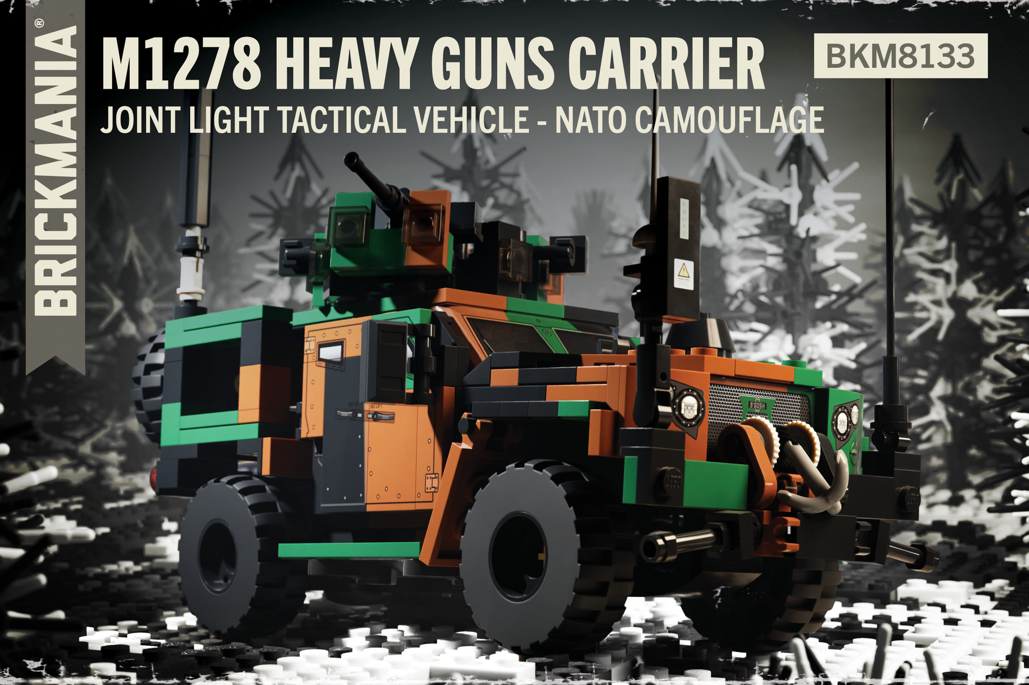 M1278 Heavy Guns Carrier - Joint Light Tactical Vehicle - NATO Camouflage