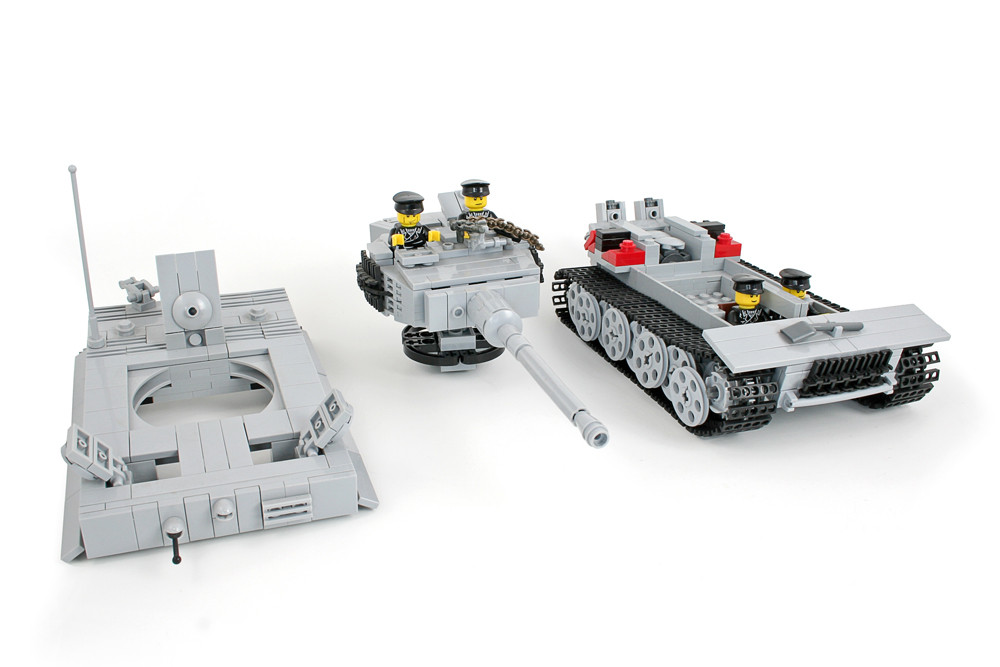 Tiger I Ausf E Mid Production (Gray) - Brickmania Toys