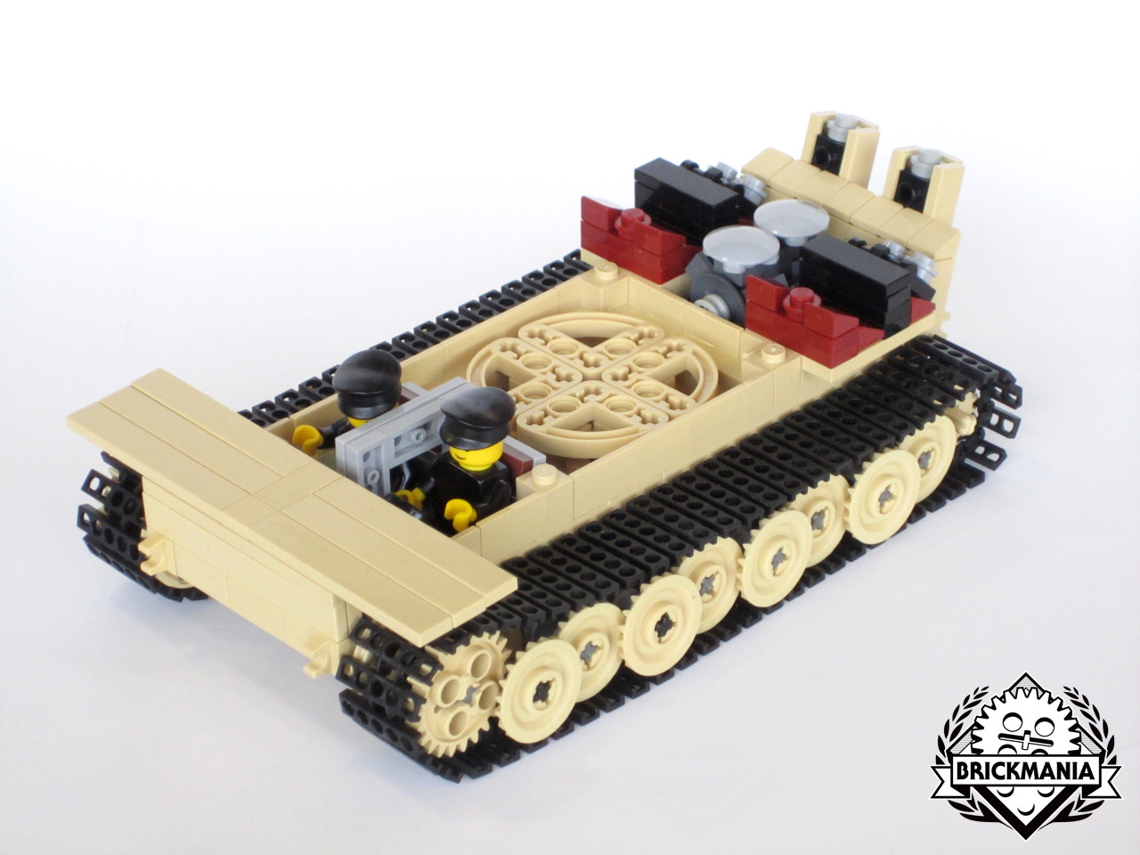 Tiger I Ausf E Mid Production (Tan) - Premium Edition - Brickmania Toys