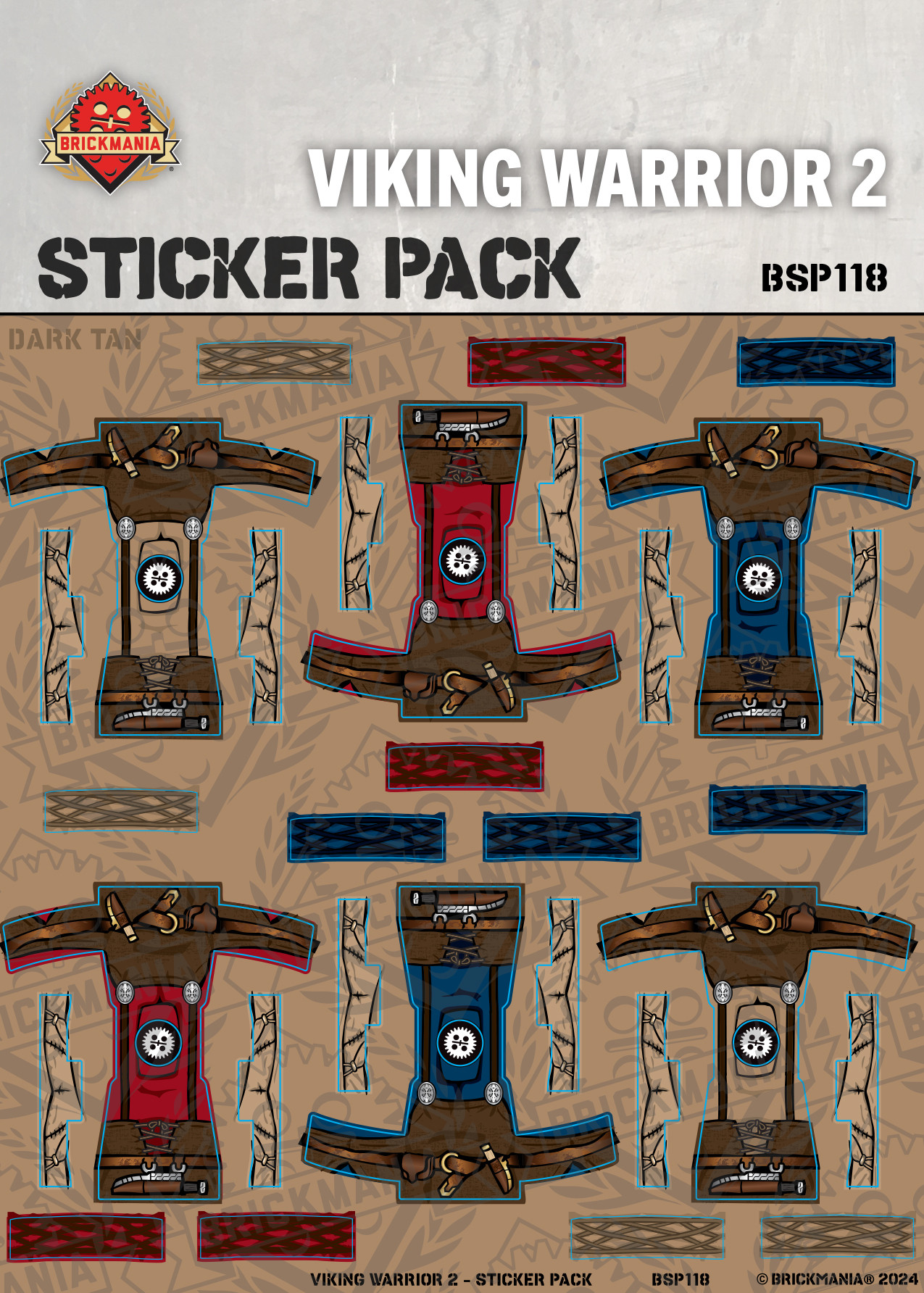Viking Warrior (Female) – Squad Pack Stickers