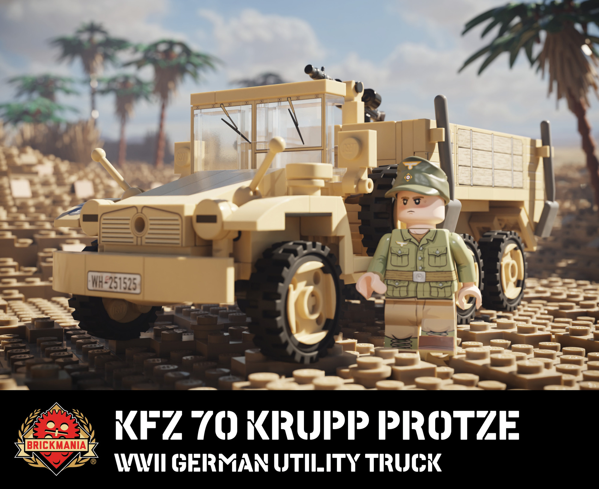 Kfz 70 Krupp Protze – WWII German Utility Truck